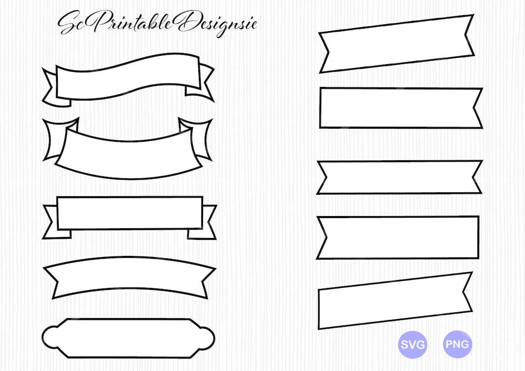 Banner Svg, Labels Svg, Ribbon Svg, Party Banner Svg, Scroll Clipart ...