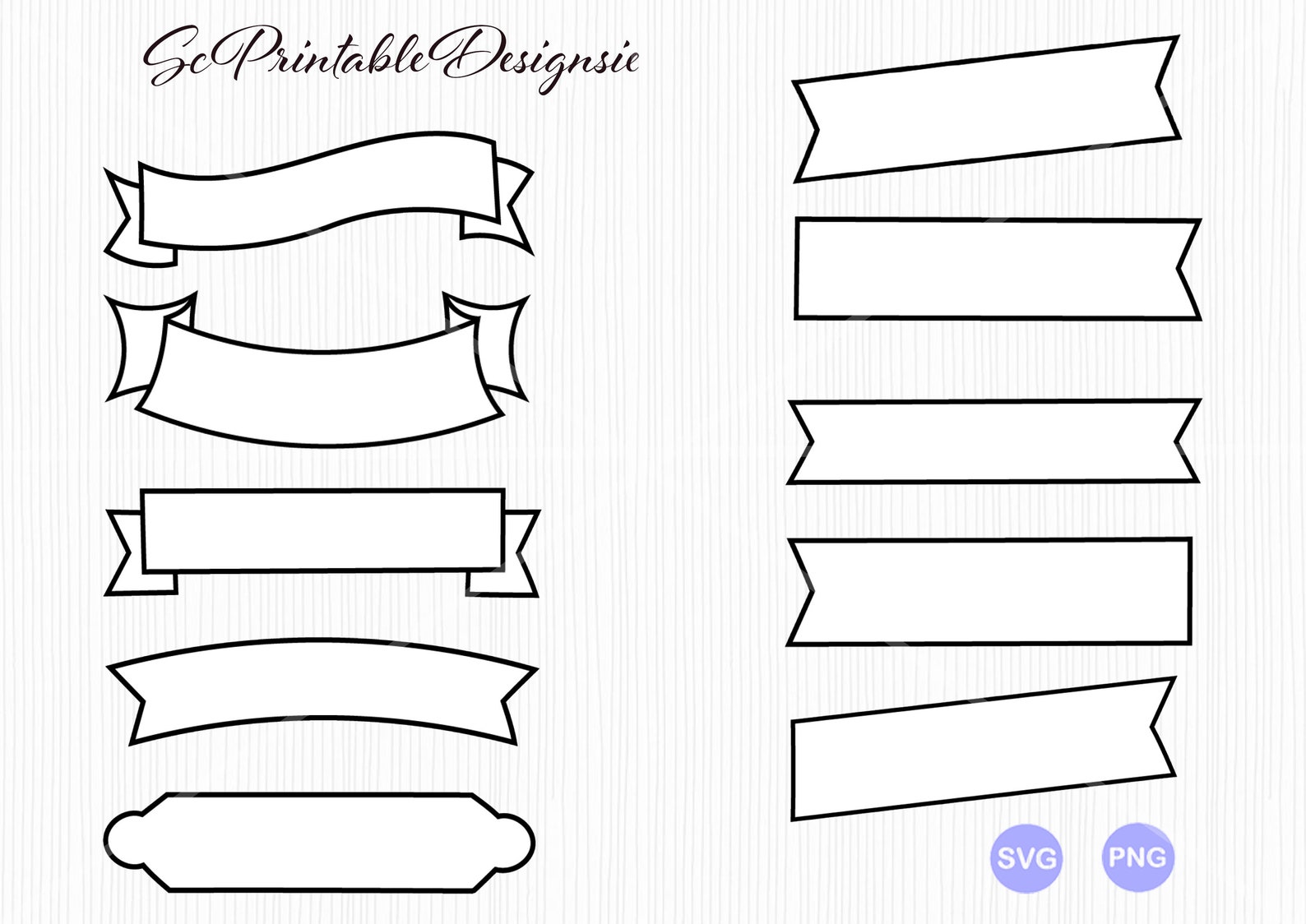 Bannière svg, étiquettes svg, ruban svg, Party Banner svg, Scroll ...