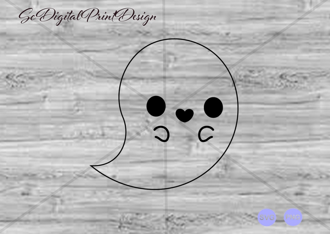 Ghost Svg Ghost Png Friendly Ghost Svg Halloween Png - Etsy