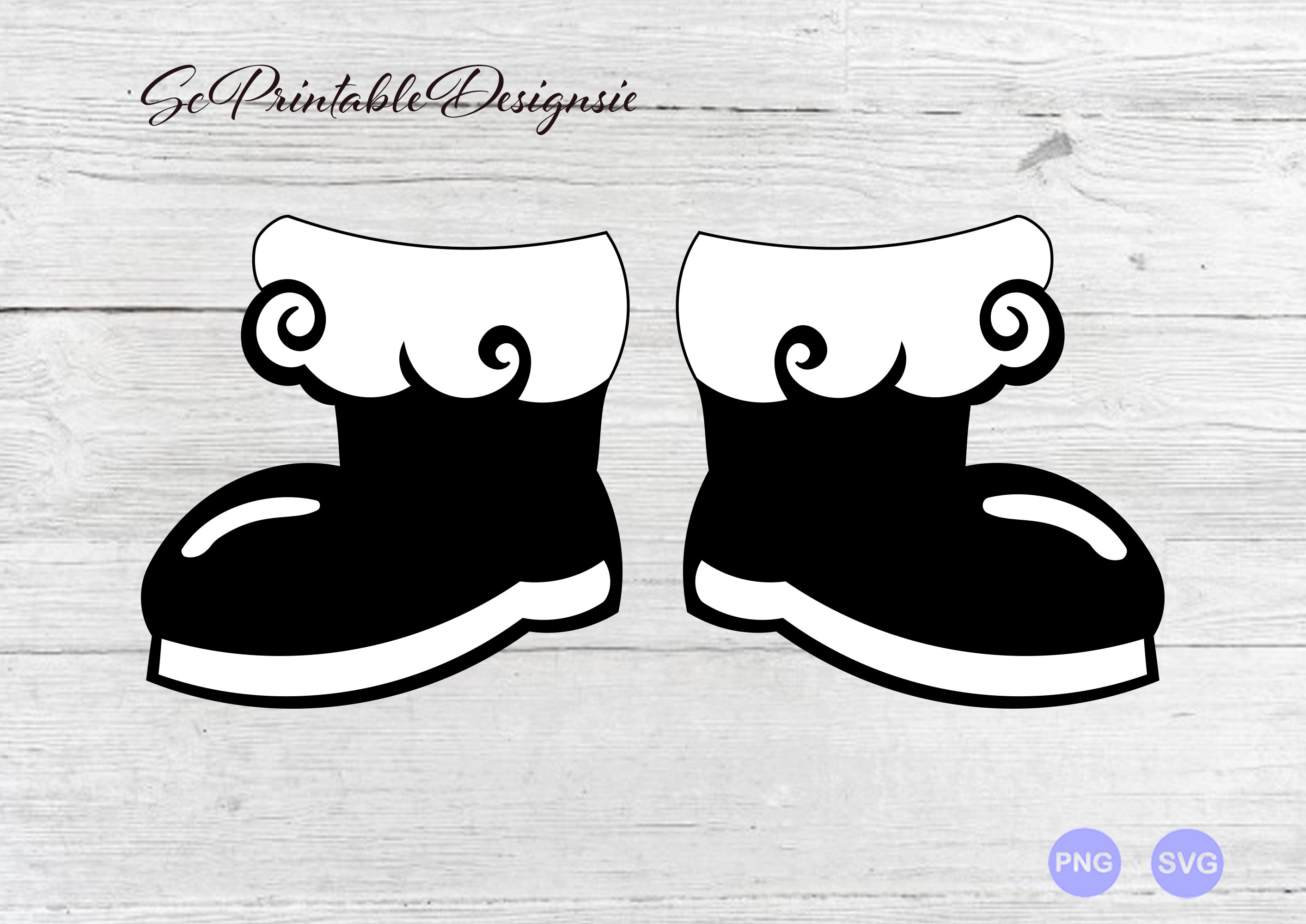 Santas Boots Svg, Santa Svg, Boots Svg, Santas Christmas Boots Svg ...