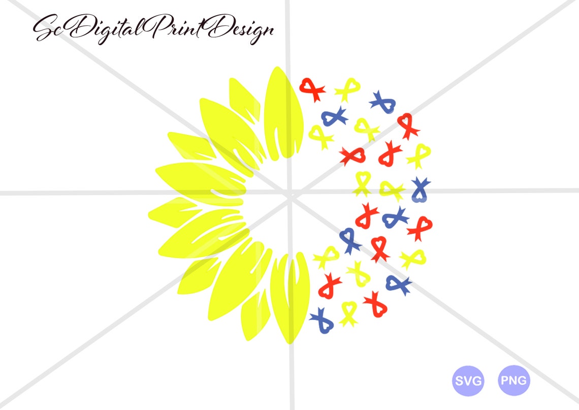 Autism Flower SVG Autism SVG Autism Clipart Autism Vector - Etsy
