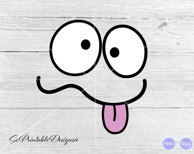 Funny Face Svg, Funny Face Png, Funny Face Clipart, Face Svg, Face Png ...