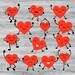 Heart Bundle,dancing Hearts Svg,happy Hearts Svg,heart Clipart, Love ...