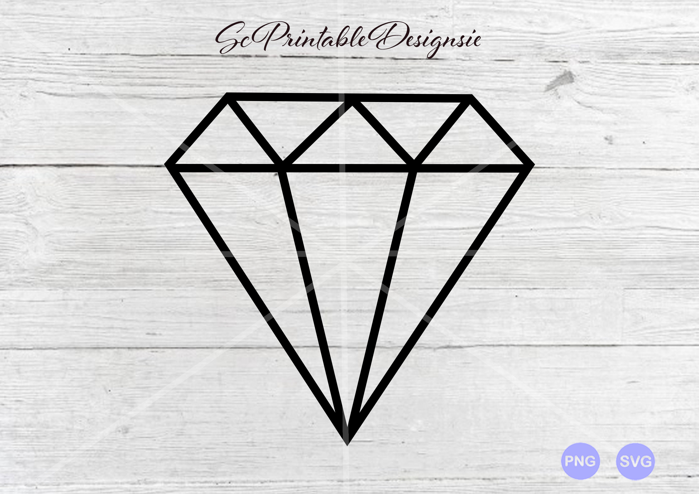 Simple Diamond Outline