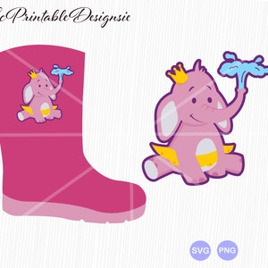 Girls Boot Svg, Girls Decal Svg, Elephant Svg,welly Boot Svg,kids Decal ...