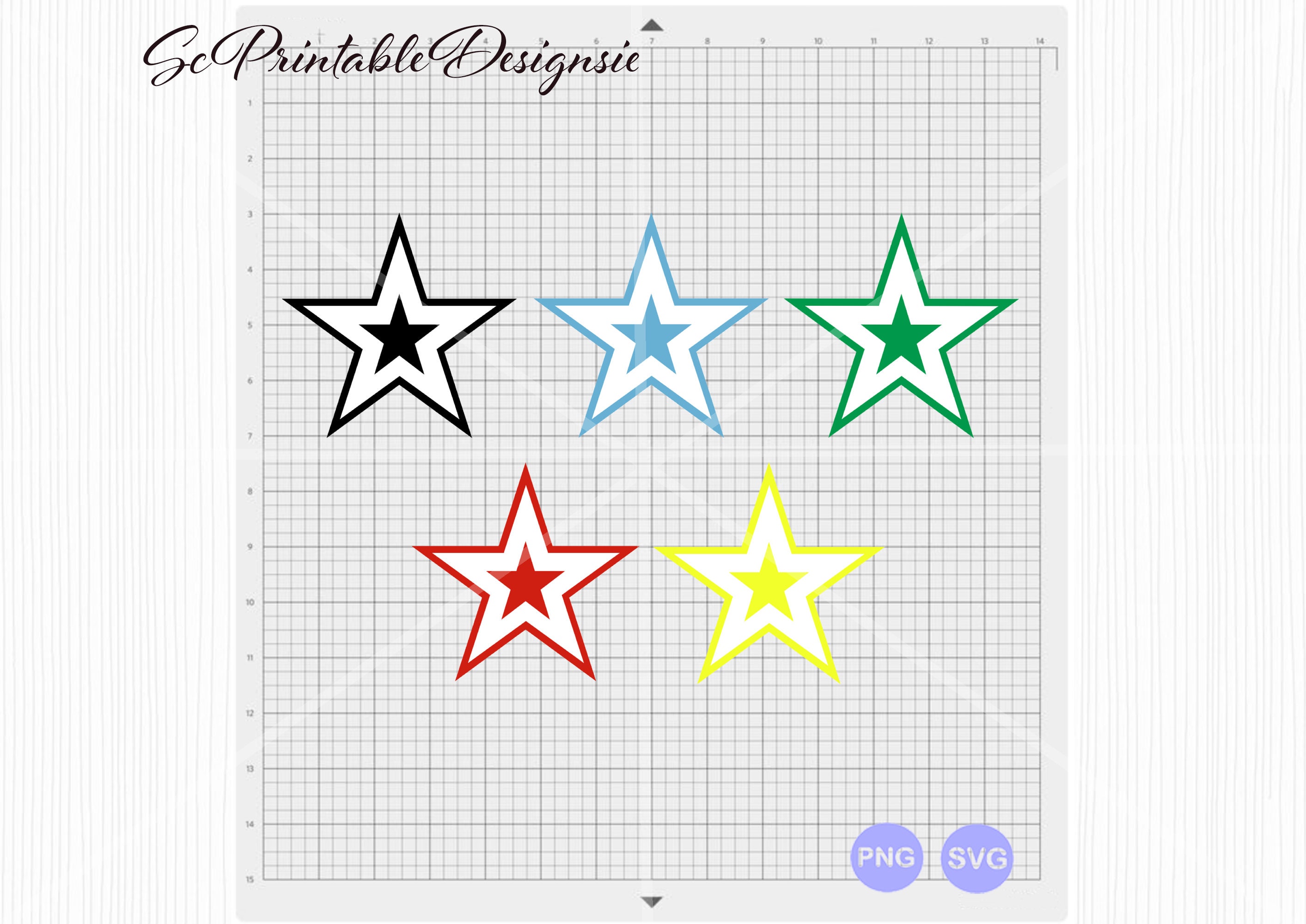 Star Bundle SVG Star Clipart Star Vector Star Png Star - Etsy Canada