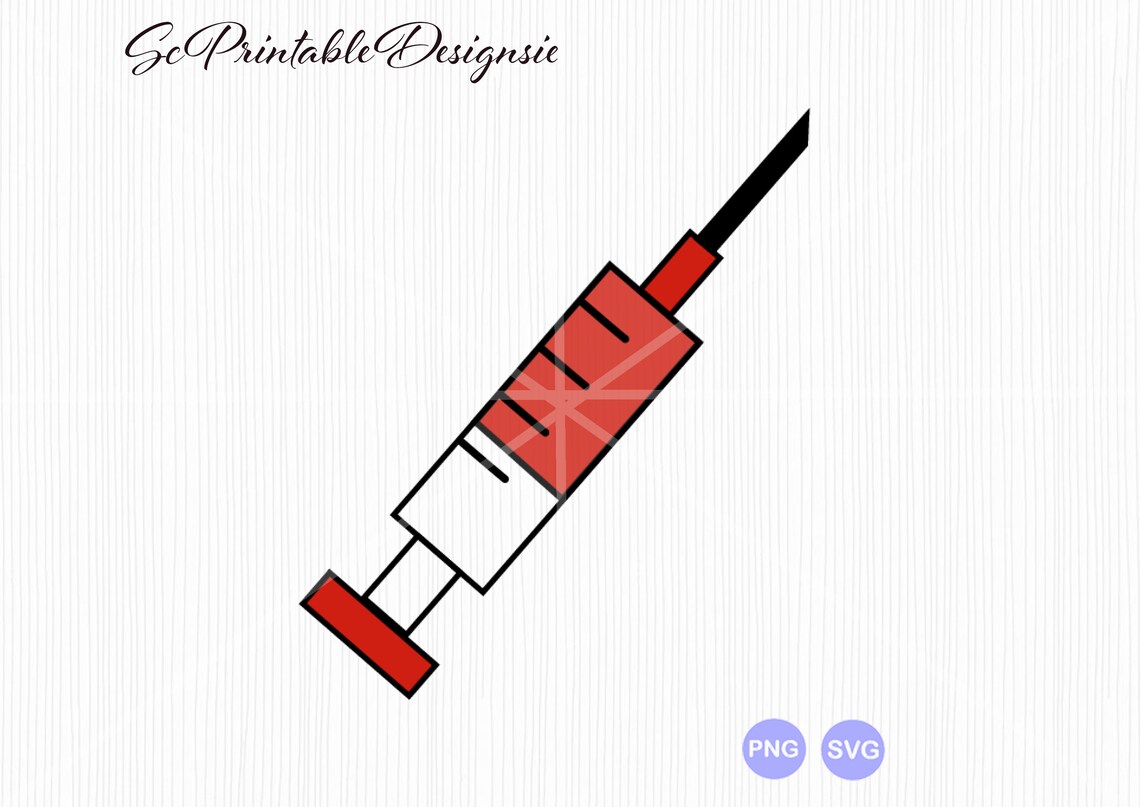 Medical svg Injection needle svg Injection svg nurse svg | Etsy
