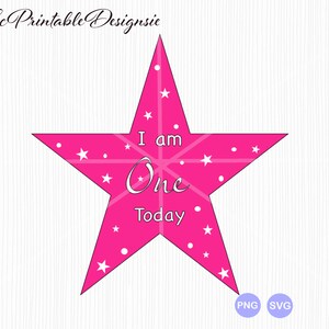 One Today Svg,birthday Svg, 1st Birthday Svg, Star SVG, Birthday ...
