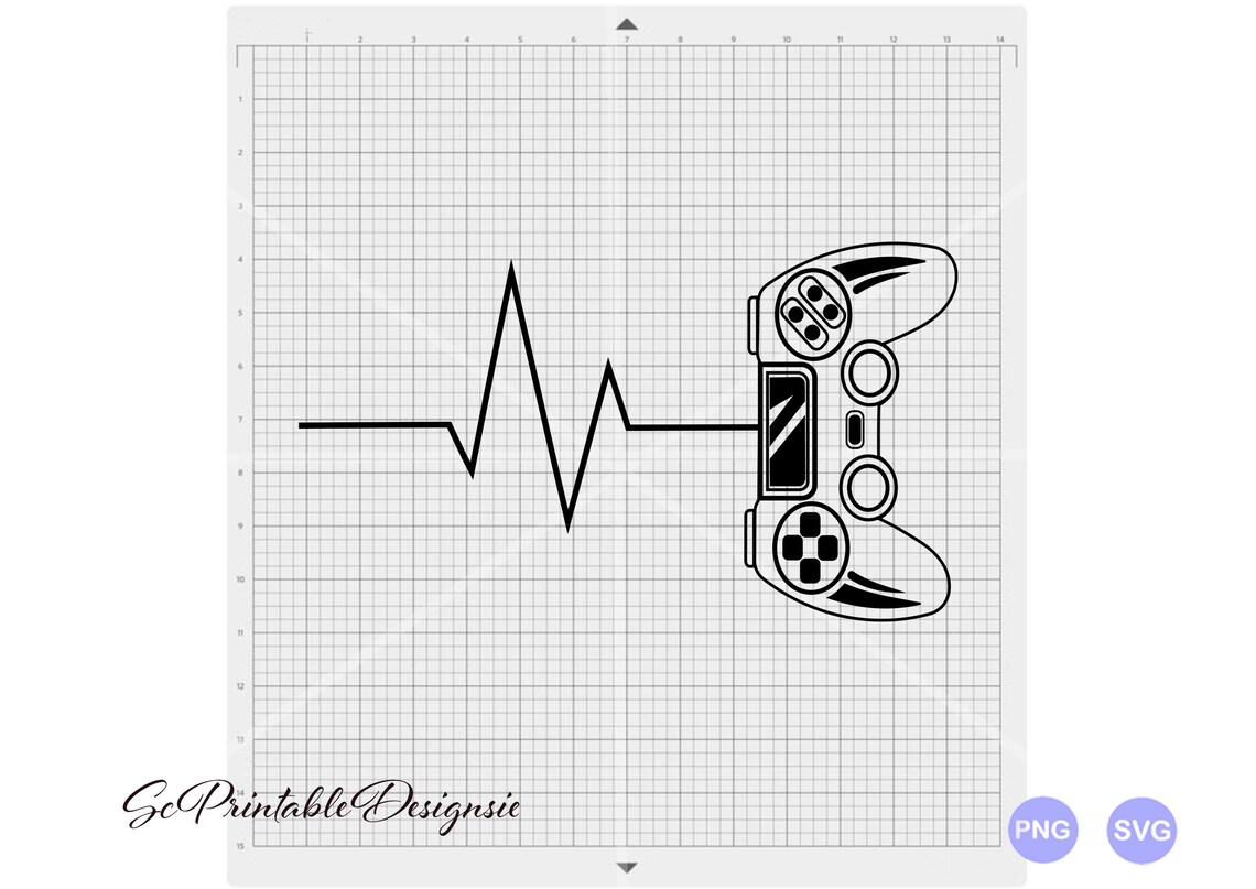 Gamer Svg Heartbeat Gamer SVG Gamer Heartbeat Svgheartbeat - Etsy