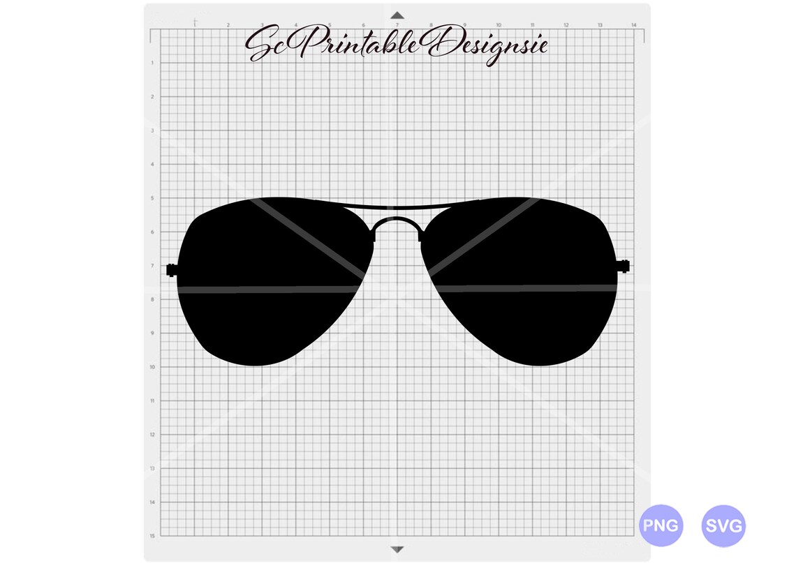 Aviator Sunglasses SVG, Sunglasses Clipart, Aviator Svg, Sunnies Svg ...
