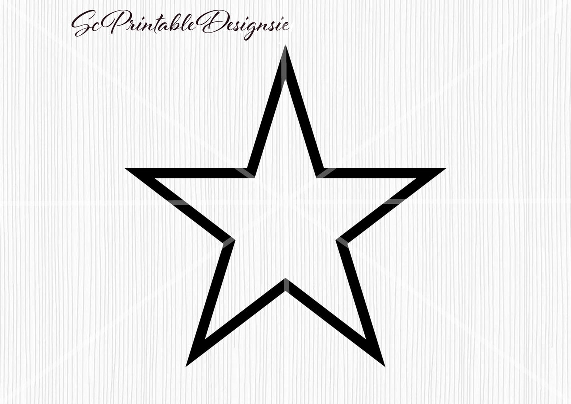 Star SVG, Star Clipart, Star Vector, Star Png, Star Cricut Cut File ...