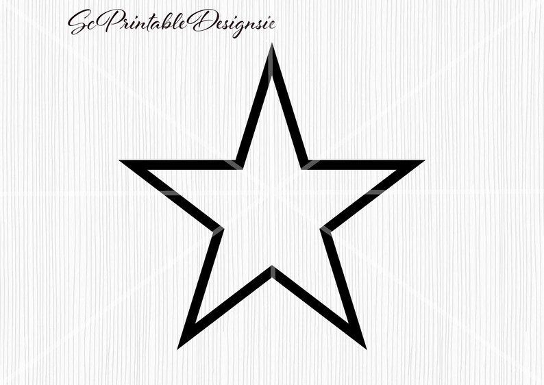 Star SVG, Star Clipart, Star Vector, Star Png, Star Cricut Cut File ...