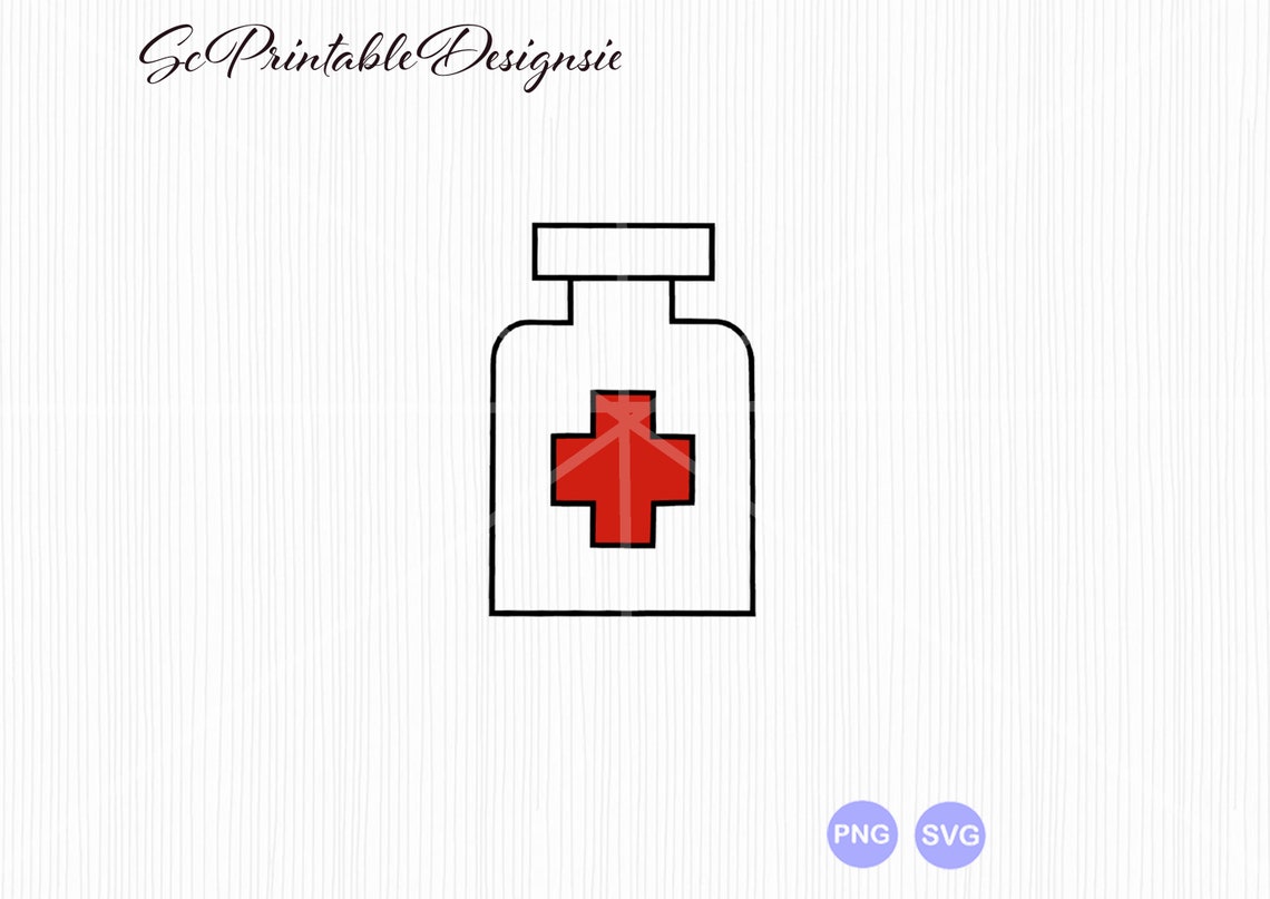 Medicine Bottle Svg Medicine Svg Medical Svg Nurse Svg - Etsy