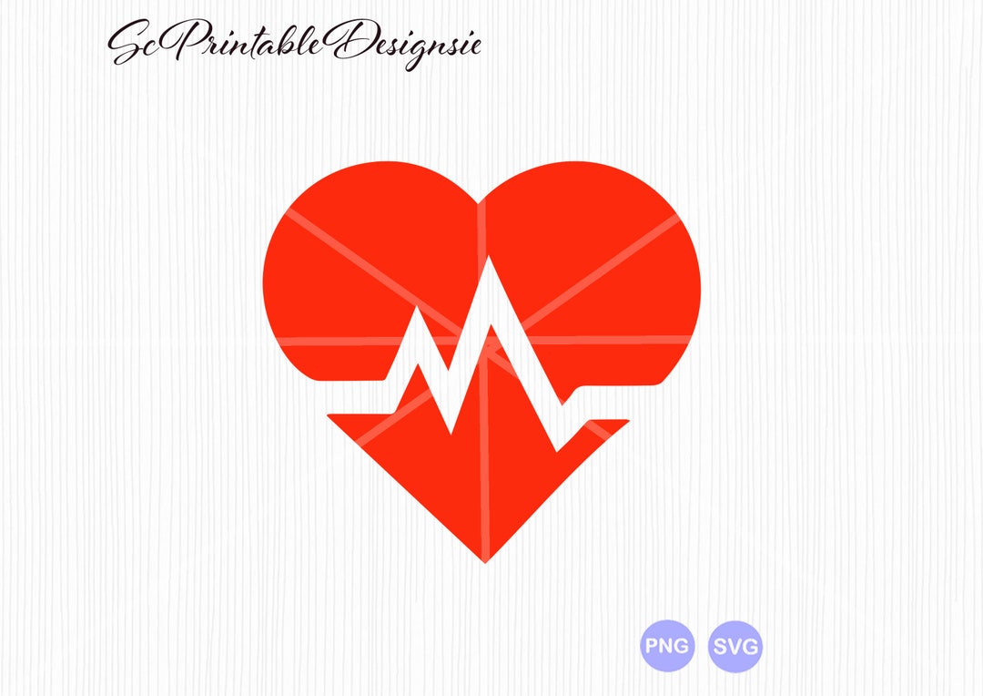 Medical Heartline Svg, Heartbeat Svg, Medical Svg, Nurse Svg, Doctor ...