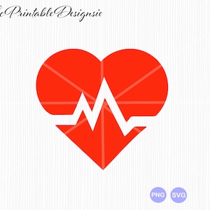 Medical Heartline Svg, Heartbeat Svg, Medical Svg, Nurse Svg, Doctor ...