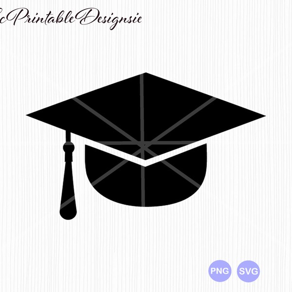 Graduation Hat Svg - Etsy