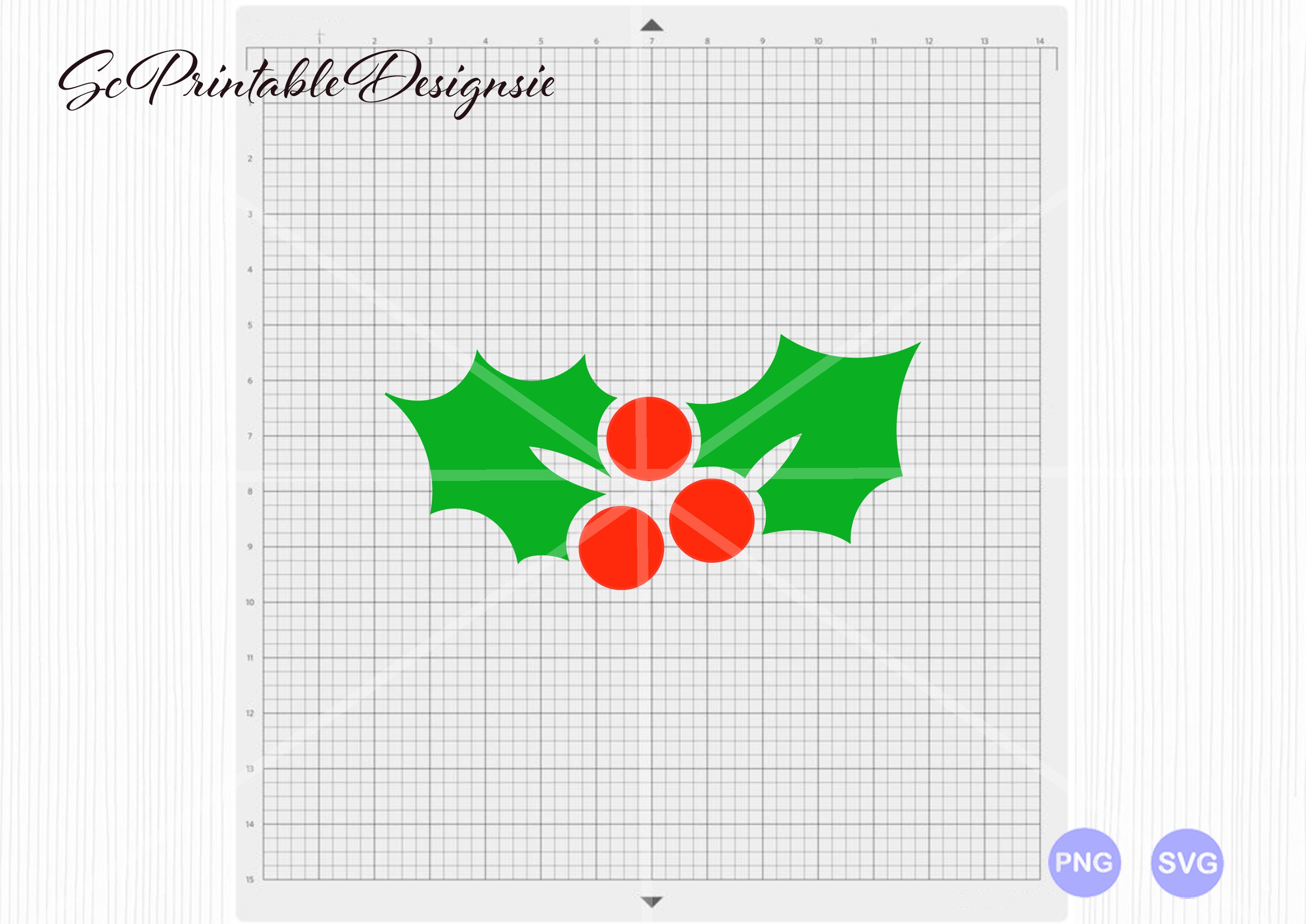 Holly Svg Christmas Svg Holly Tshirt Design Svg Christmas - Etsy