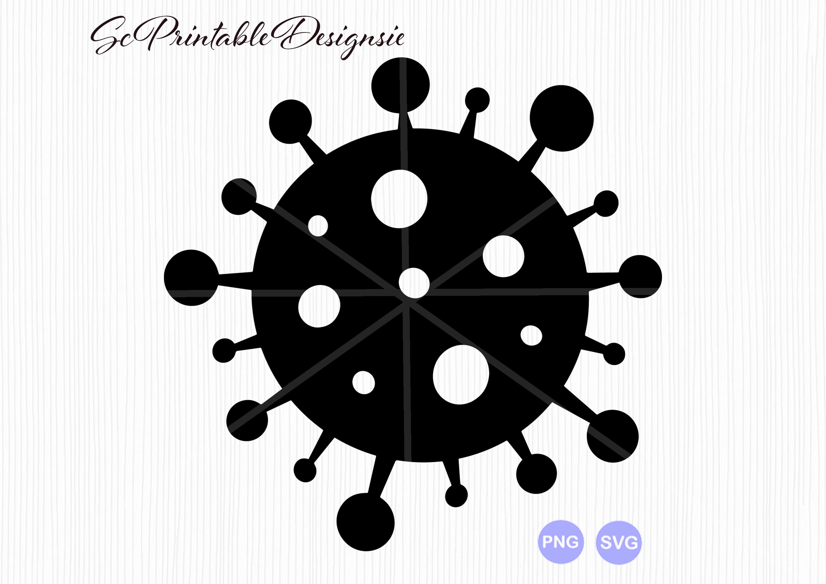 Virus svg Disease svg Pest svg Virus png Bakterien svg | Etsy