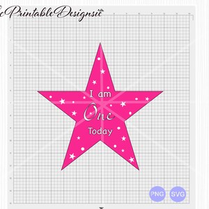 One Today Svg,birthday Svg, 1st Birthday Svg, Star SVG, Birthday ...