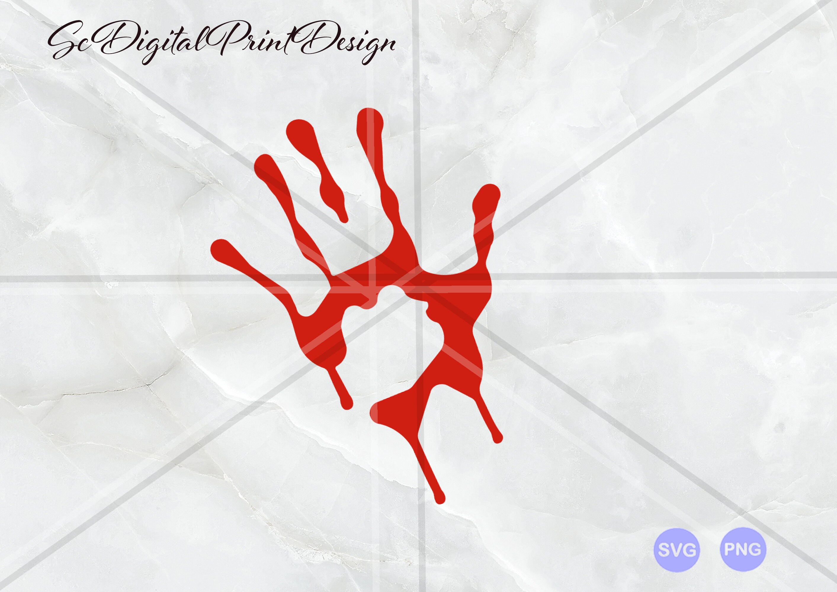 Bloody Handprints Svg Handprints Svg Bloody Handprint Clip - Etsy Canada