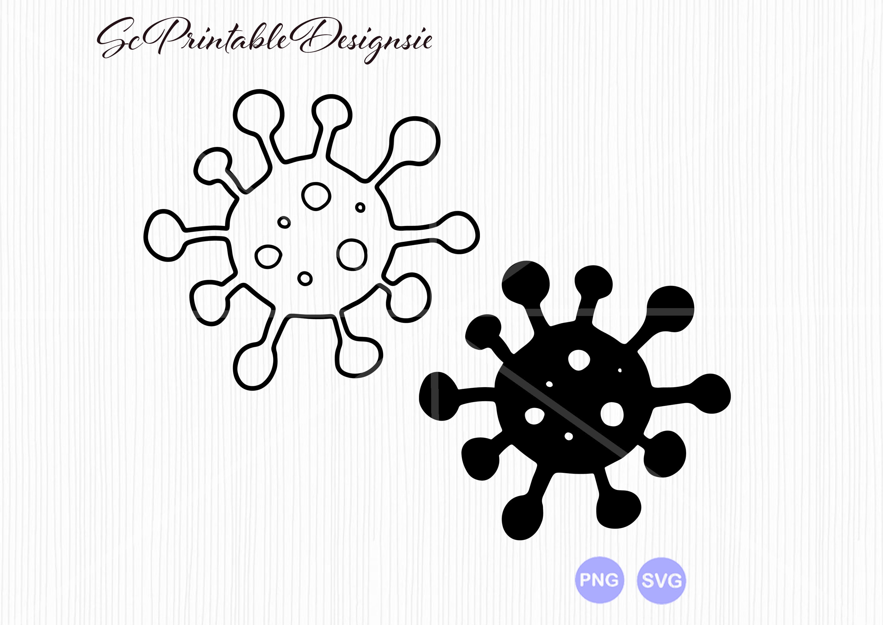 Virus Svg Disease Svg Plague Svg Virus Png Bacteria Svg - Etsy