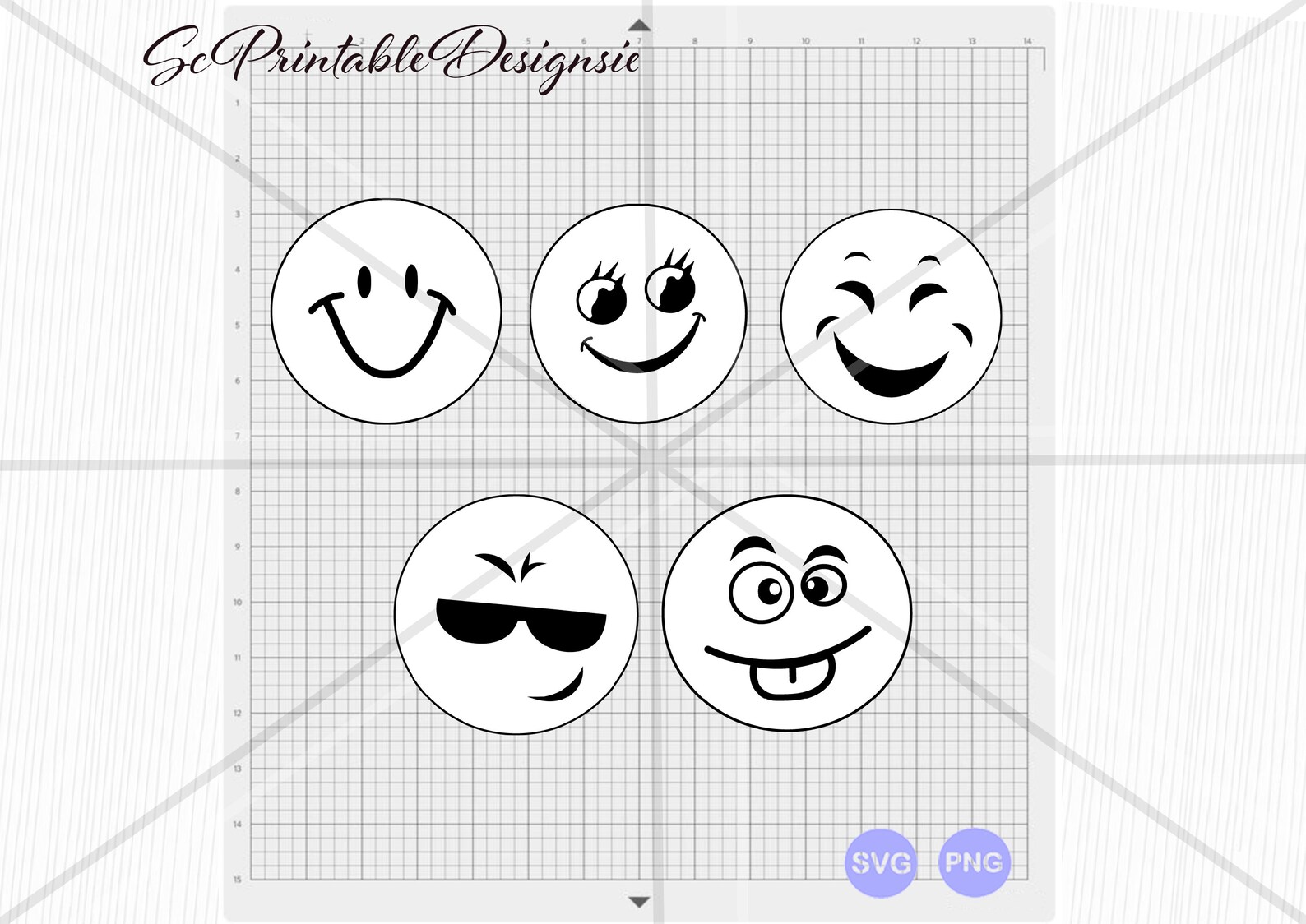Emoji Svg, Emoji Png, Happy Face Svg, Smilie Face Svg, Cool Dude Svg ...