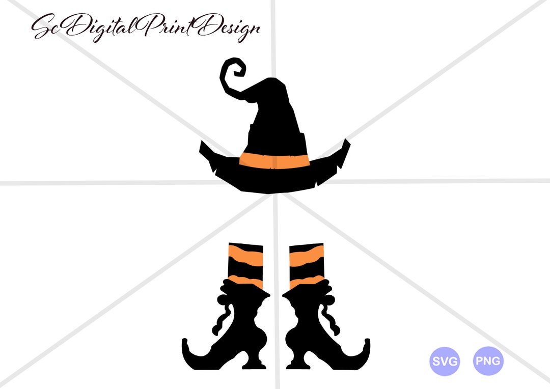 Witch Svg, Witch on Broom Svg, Flying Witch Svg, Witch Clip Art, Witch ...