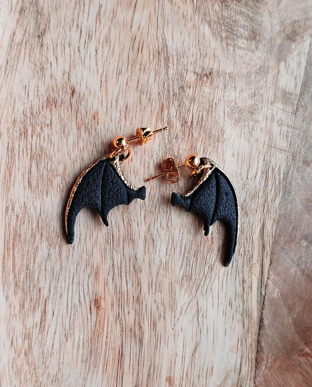 Fae Wing Studs | Polymer Clay Earrings | Handmade | Bookish | Fantasy ...