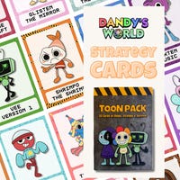 Dandy's World I.D. Card Bookmarks - Etsy