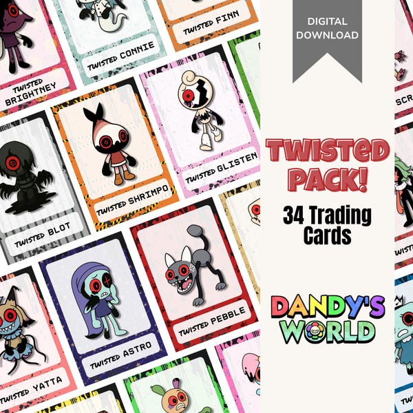 Dandy World Trading Cards - Etsy