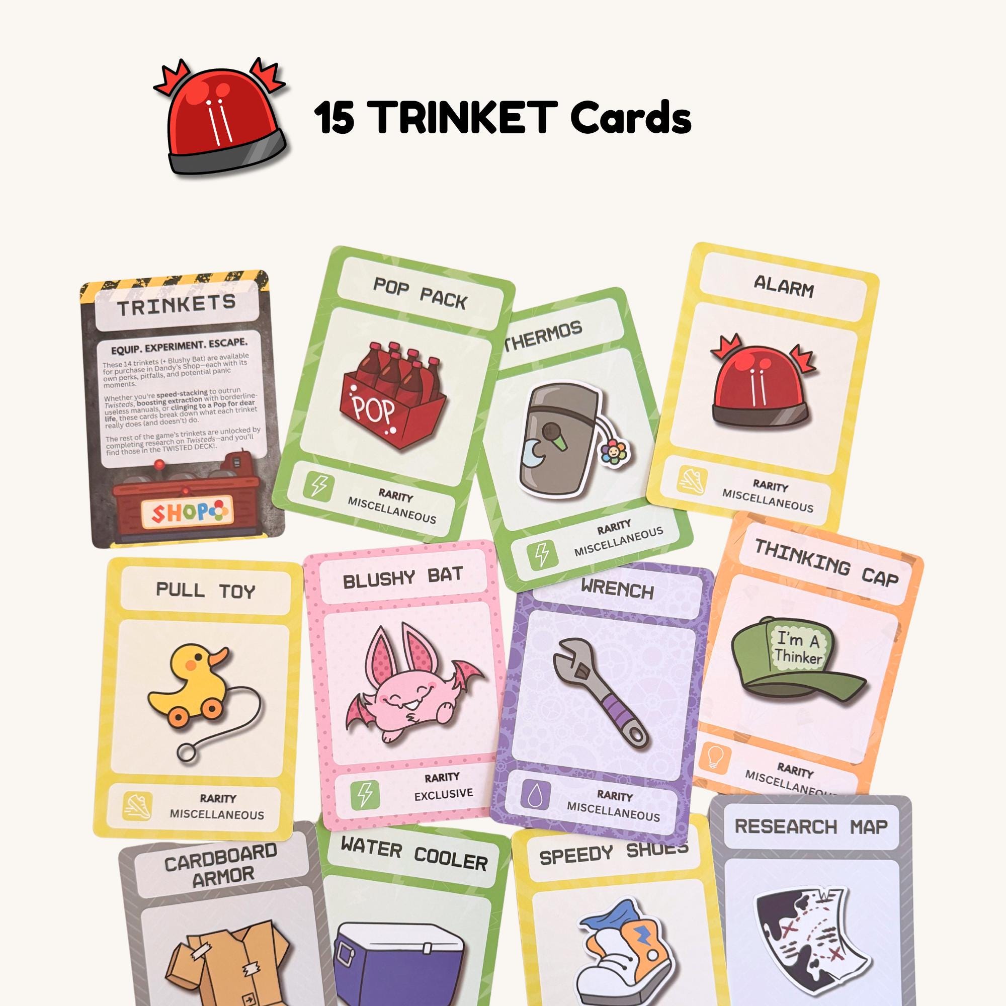 Dandy’s World | 53 Character Strategy Trading Cards - Etsy