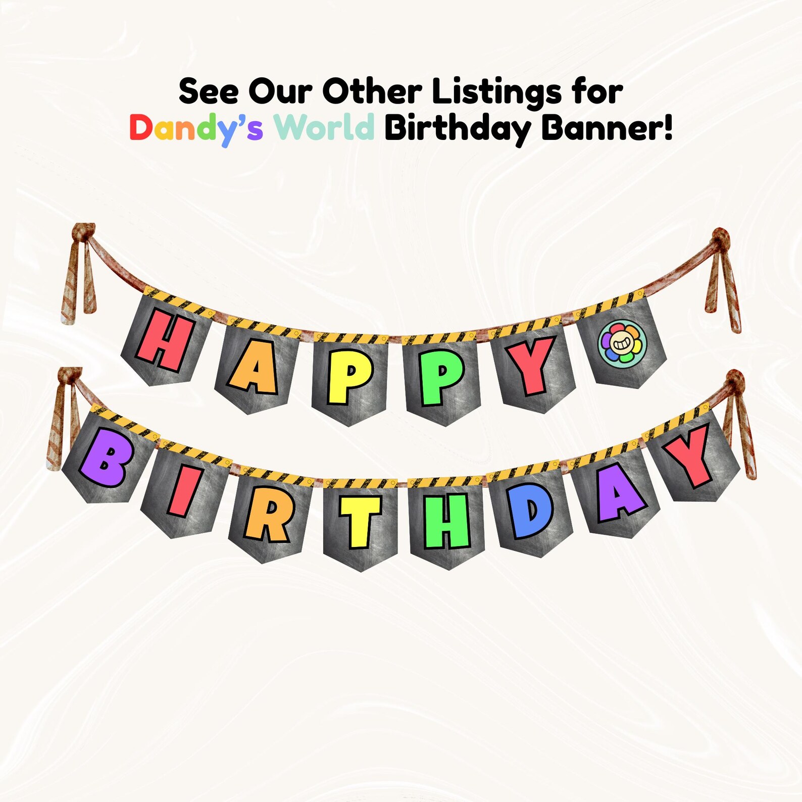 Dandy's World Bingo & Toon Clue Game: Birthday Party Fun (PDF Download ...