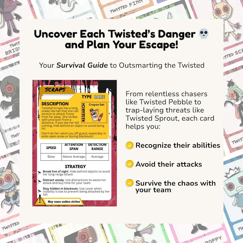 Dandys World Twisted Trading Cards: Roblox Game Collectibles (digital ...