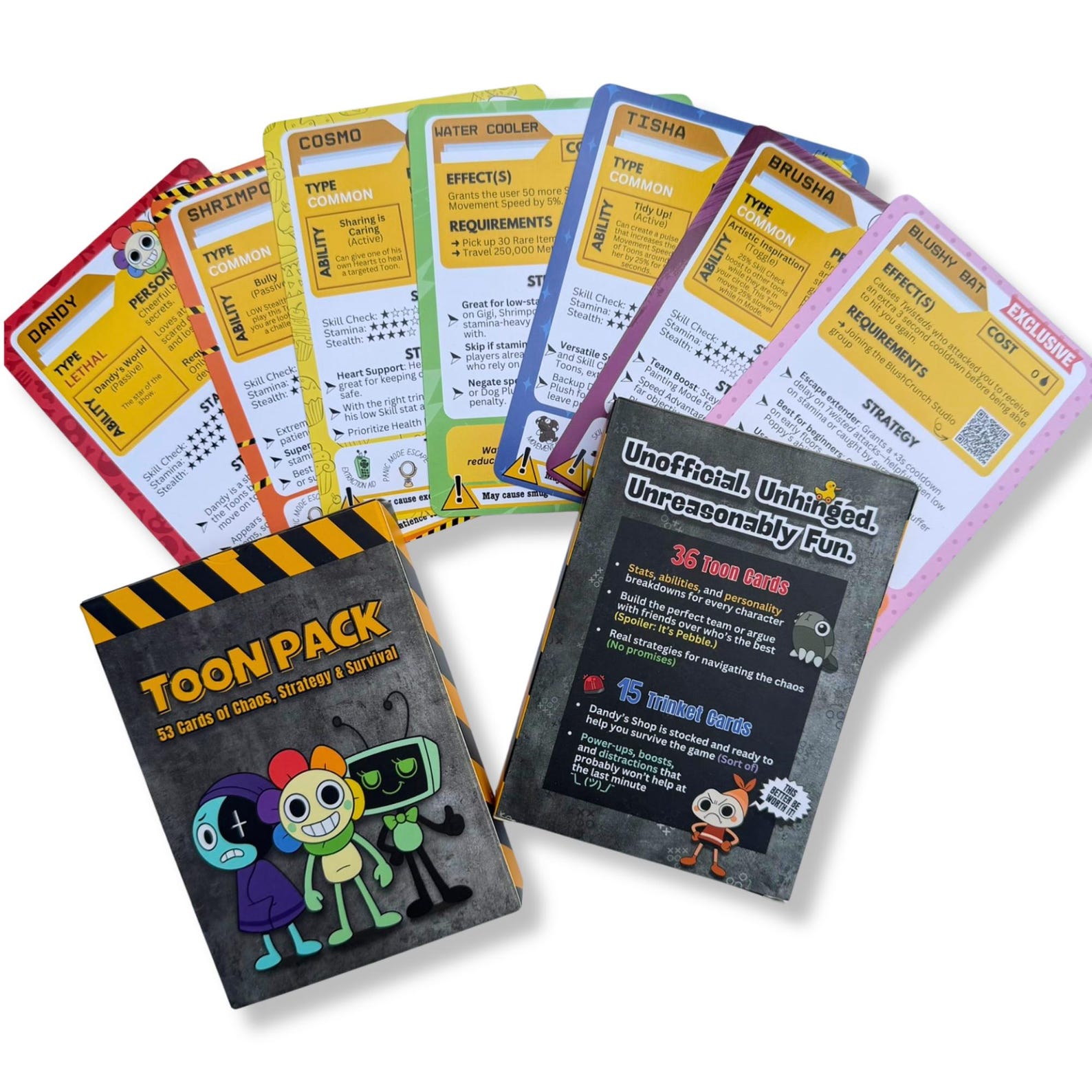 Dandy’s World | 53 Character Strategy Trading Cards - Etsy