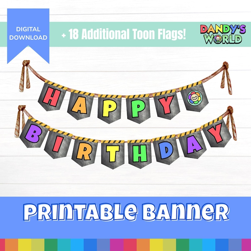 Dandy World Birthday - Etsy