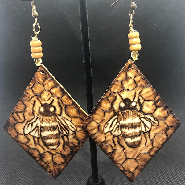 Pyrography Bee - Etsy