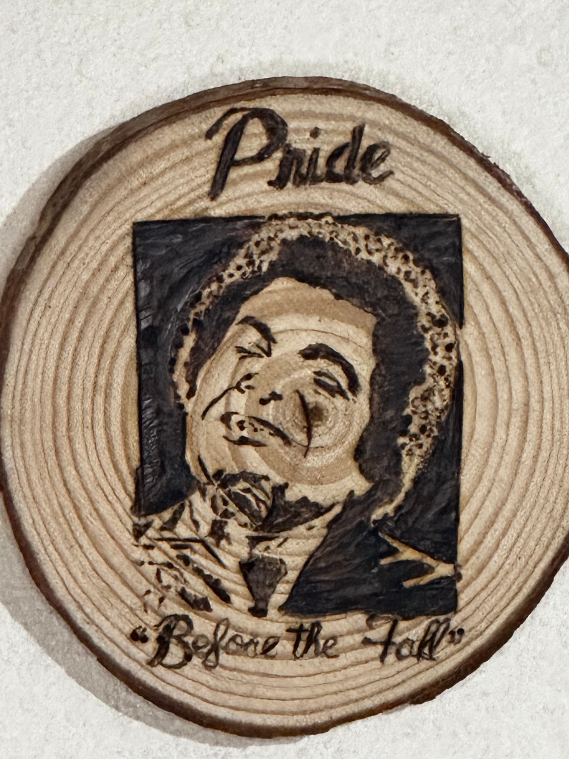 Charlie Pride “before the Fall” - Wood Burned Pyrography Artwork - Etsy