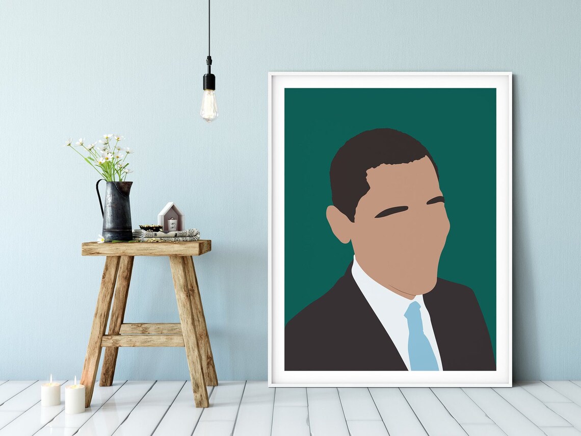 Barack Obama INSPIRED poster Barack Obama Poster Barack | Etsy