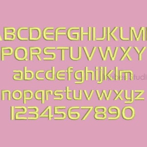 4 Sizes Handel Gothic Embroidery Font, Embroidery Fonts BX, Embroidery ...