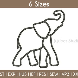 6 Sizes Alabama Crimson Tide Applique Embroidery Designs, Elephant ...