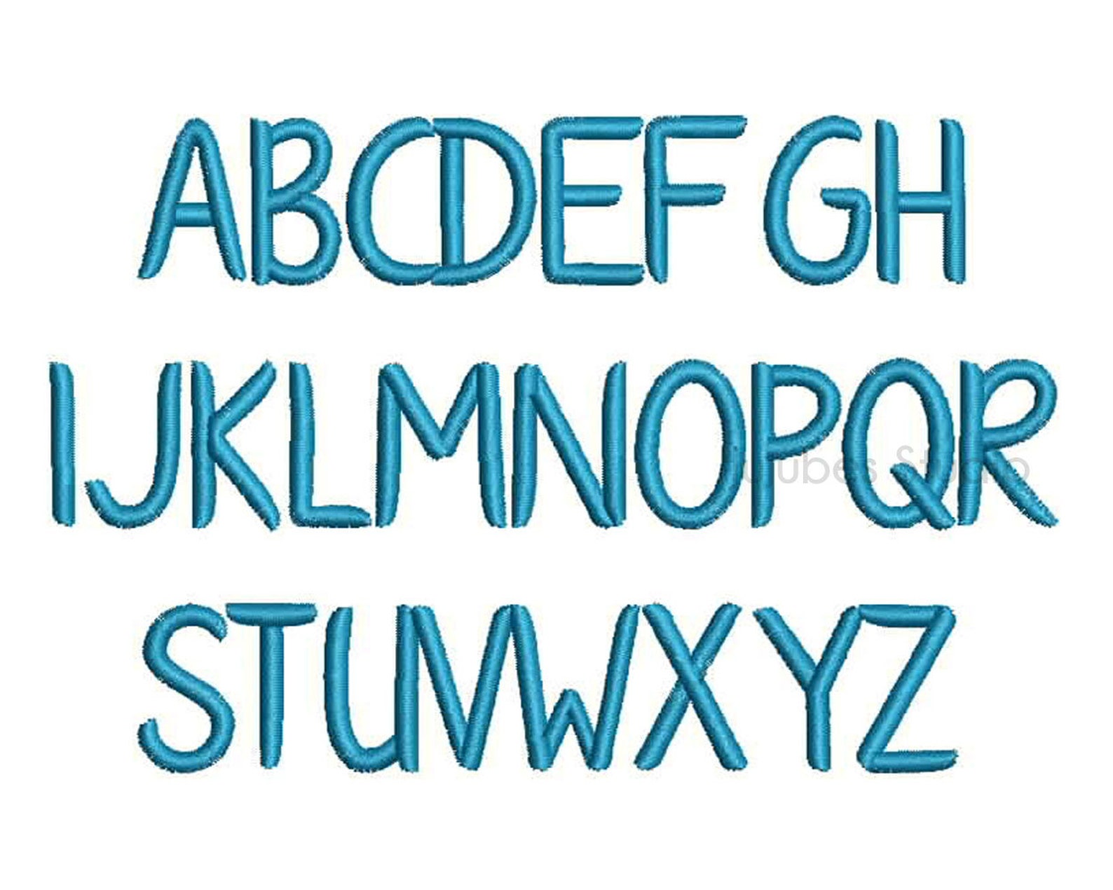 4 Sizes Way to Say Goodbye Embroidery Font, Embroidery Fonts BX ...