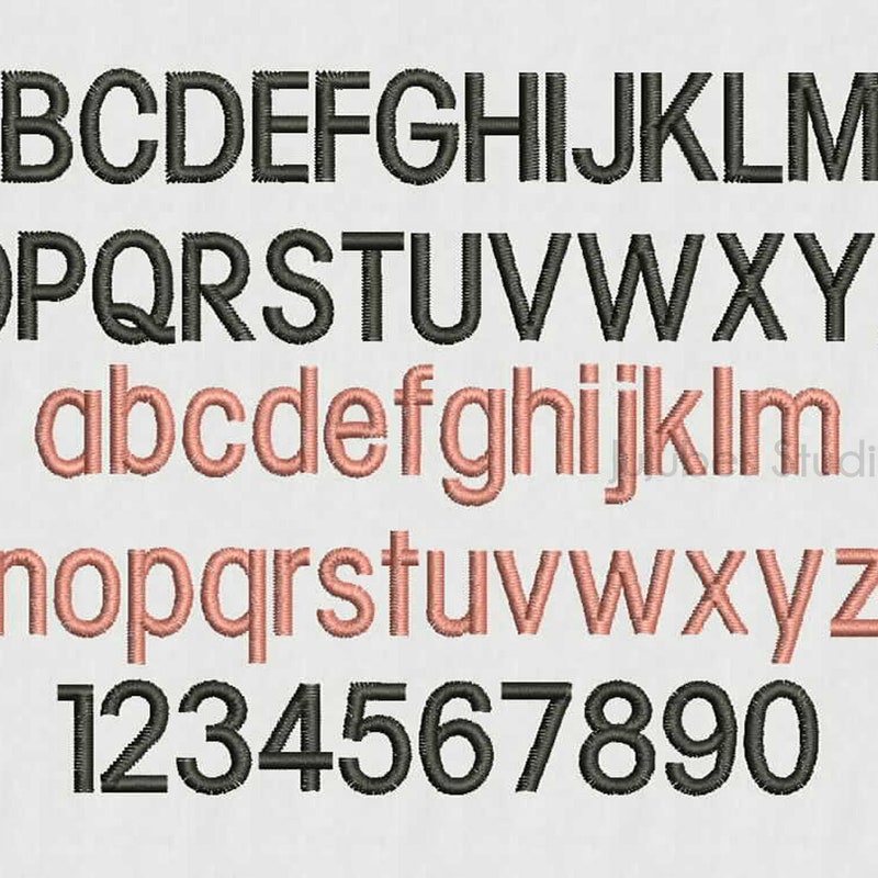 Embroidery Fonts - Etsy