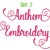 3 Sizes Centurion Embroidery Font, Embroidery Fonts BX, Embroidery ...