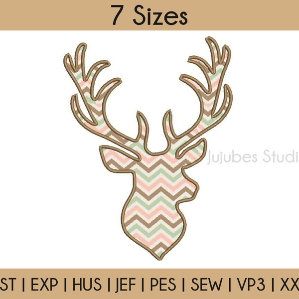 Deer Applique - Etsy