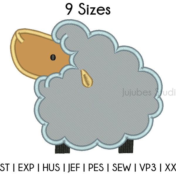 Sheep Applique - Etsy