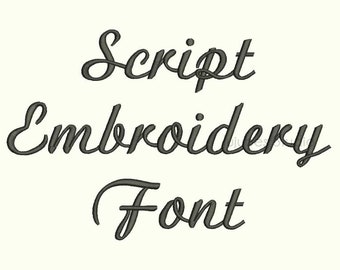 3 Sizes Sweetheart Embroidery Font Embroidery Fonts BX - Etsy