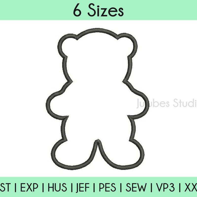 Applique Bear - Etsy