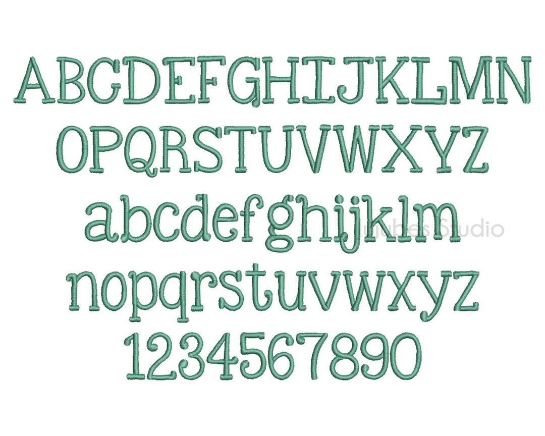 5 Sizes Be Still Embroidery Font, Embroidery Fonts BX, Embroidery ...