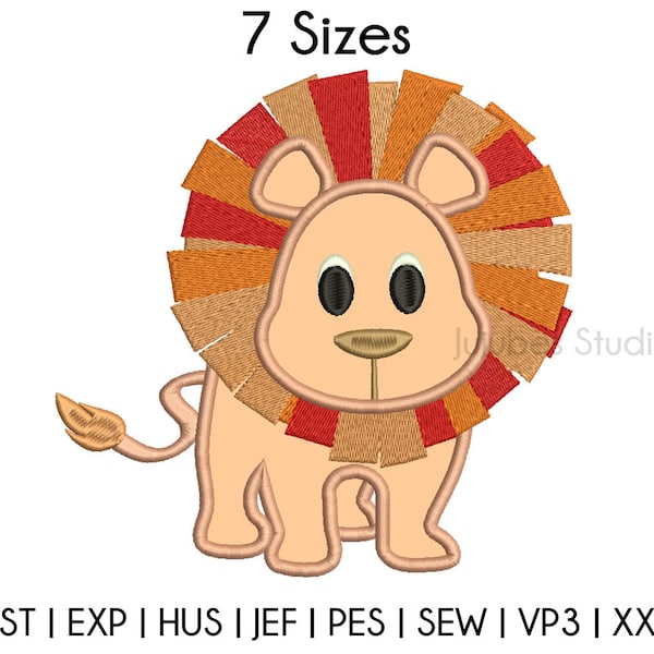 Lion Applique - Etsy