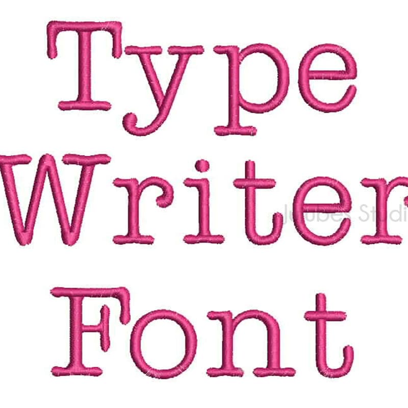 Embroidery Fonts - Etsy